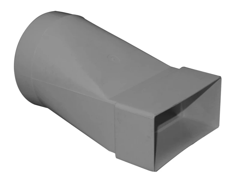 Round to Rectangular Adaptor 125mm to 204 x 60mm | Vent-Axia